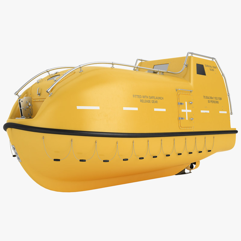 Lifeboat life boat 3D model | 1143858 | TurboSquid