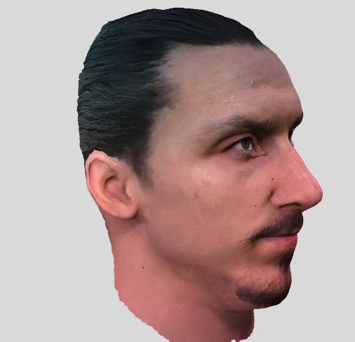 3D zlatan ibrahimovic face | 1143874 | TurboSquid