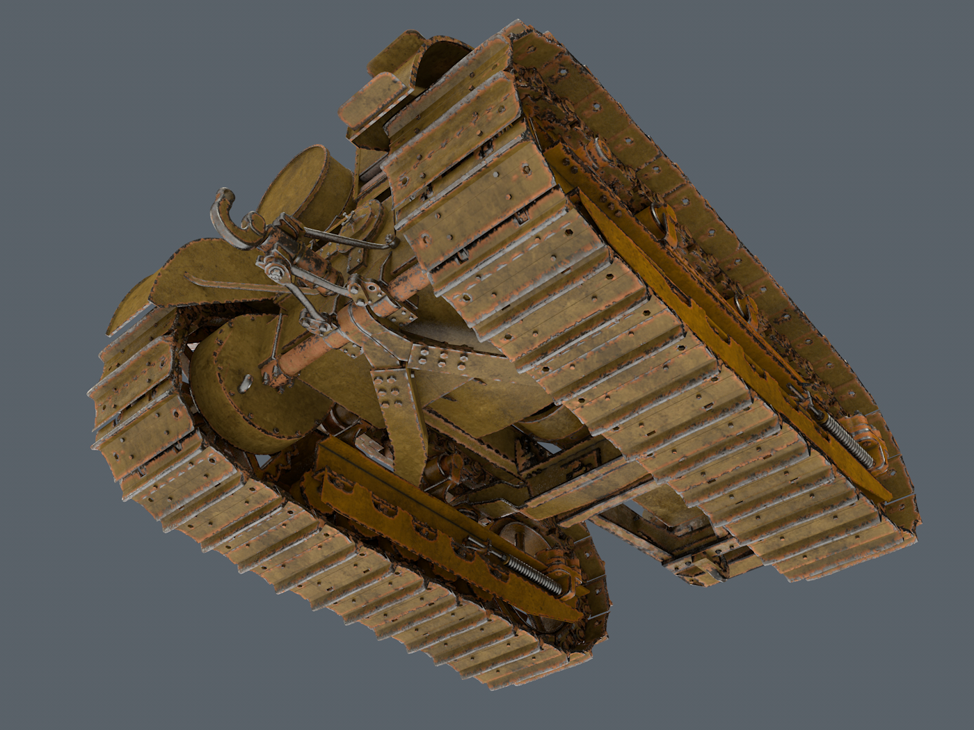 modelo 3d Stalinets S-60 Tractor soviético - TurboSquid 1143903