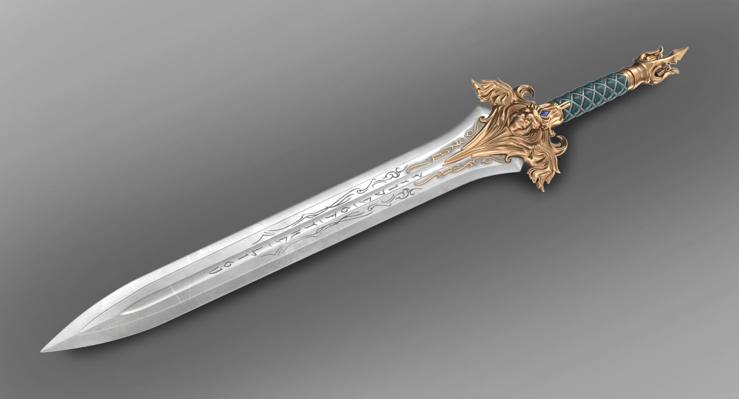 Warcraft sword model | 1144033 | TurboSquid