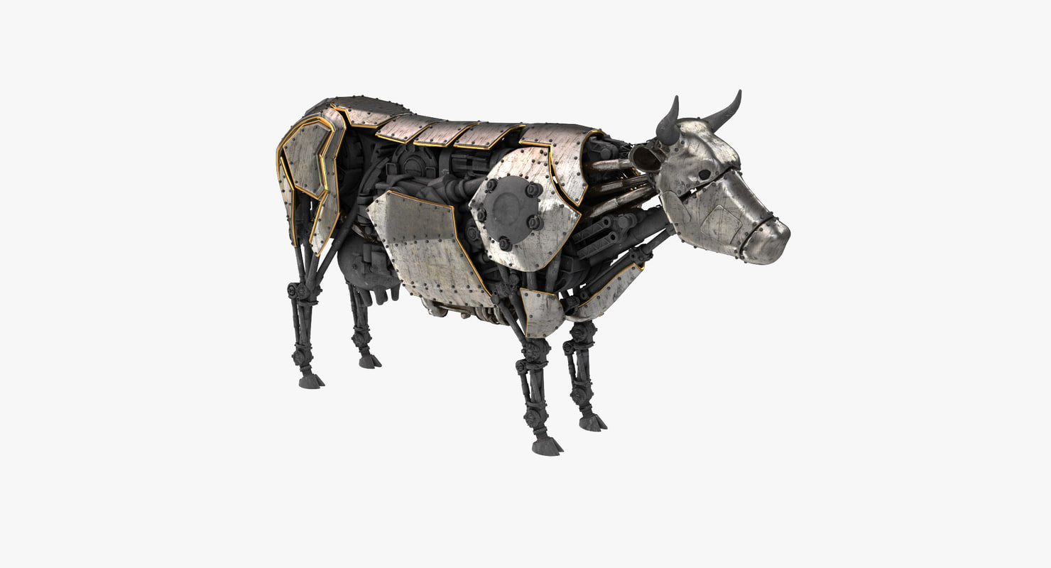 Cow steampunk robot model | 1144070 | TurboSquid