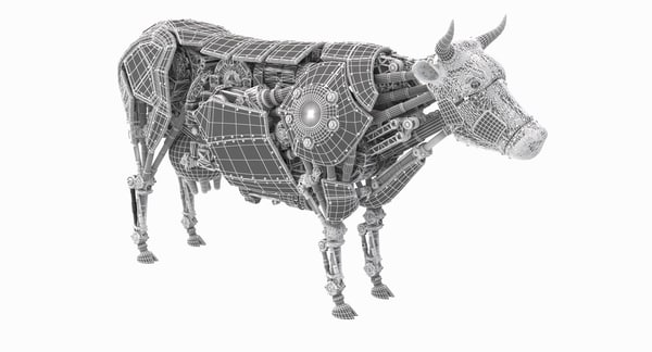 Cow steampunk robot model | 1144070 | TurboSquid