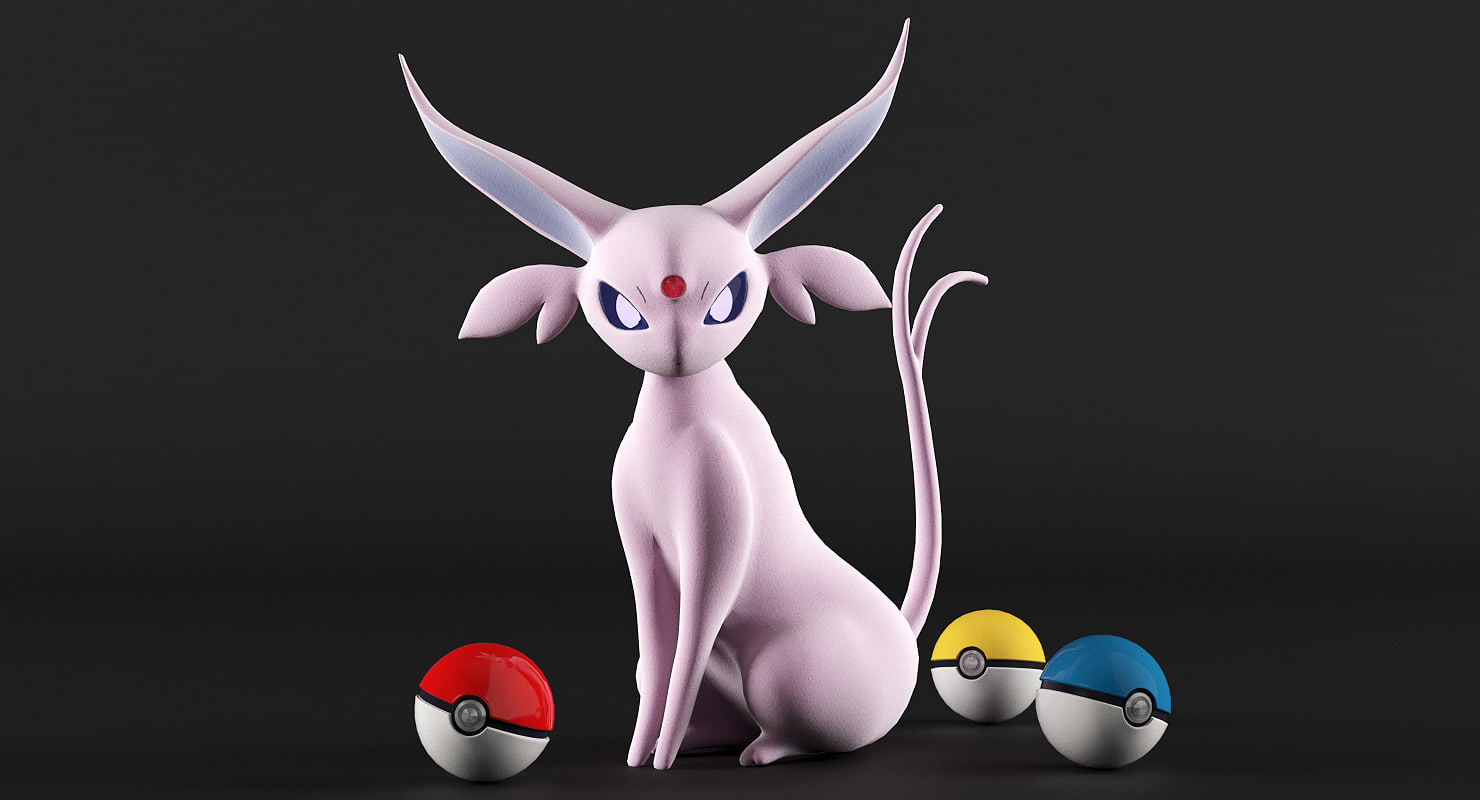 modèle 3D de Espeon Pokemon - TurboSquid 1144105