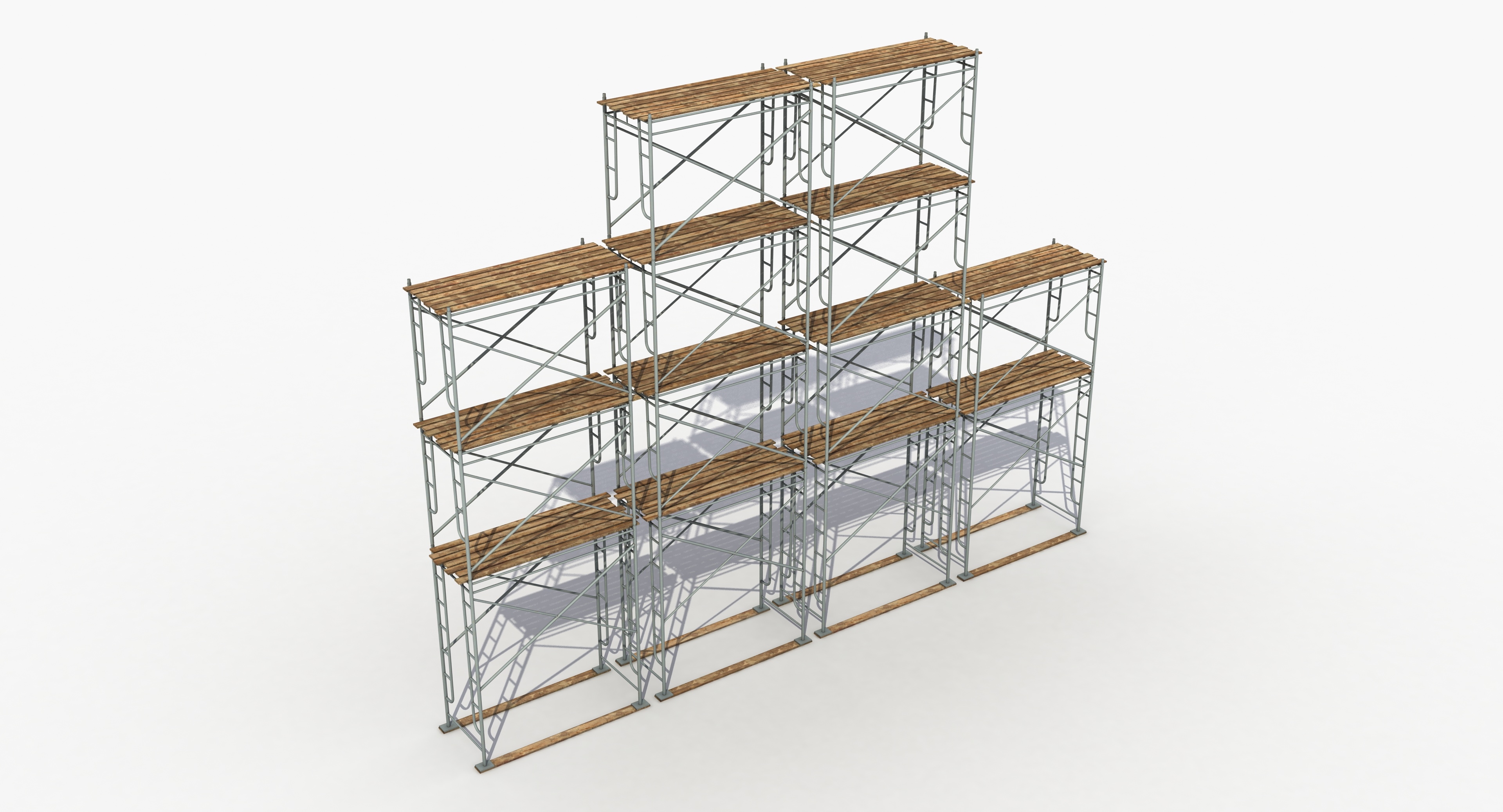 3D old scaffolding | 1144186 | TurboSquid
