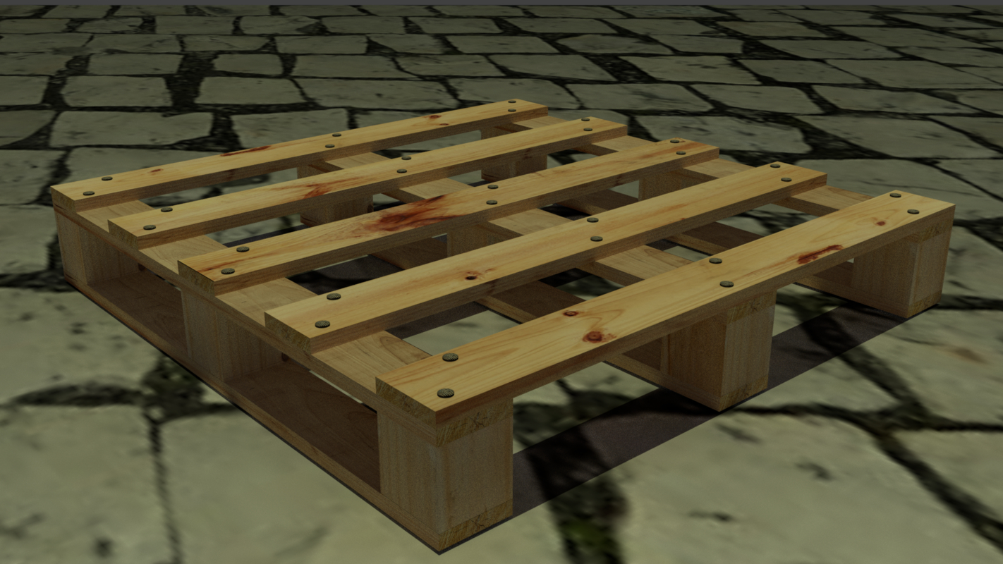 Free pallet model | 1144189 | TurboSquid