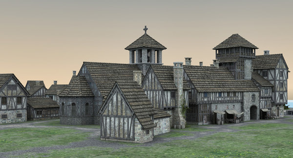 Medieval port 3D | 1144332 | TurboSquid