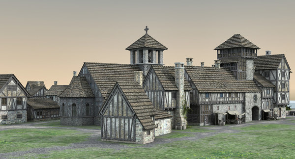 Medieval port 3D | 1144332 | TurboSquid