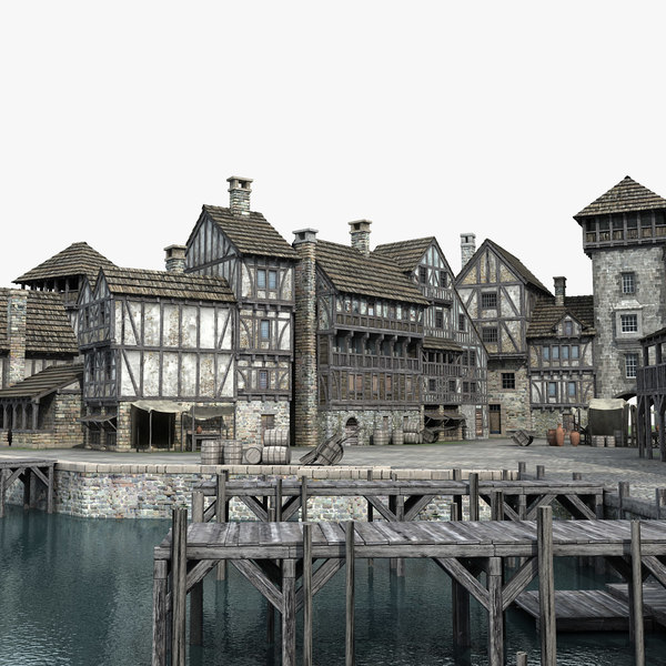 3d Model Medieval Building Turbosquid 1630380
