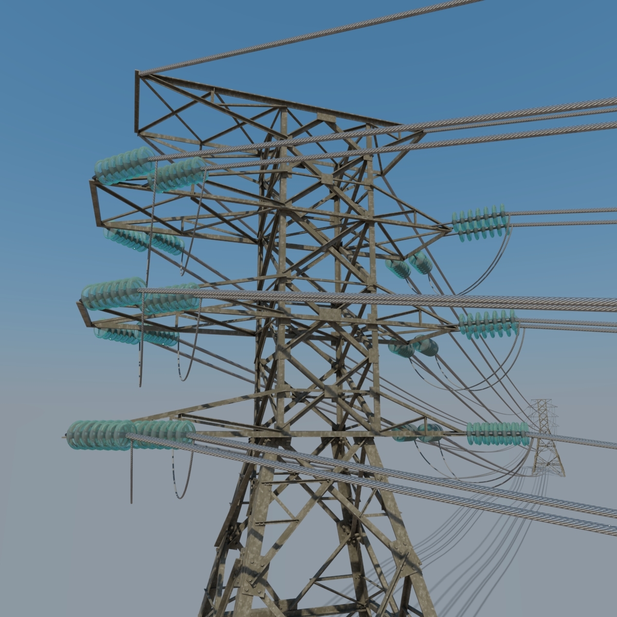 3D pylon model | 1144363 | TurboSquid