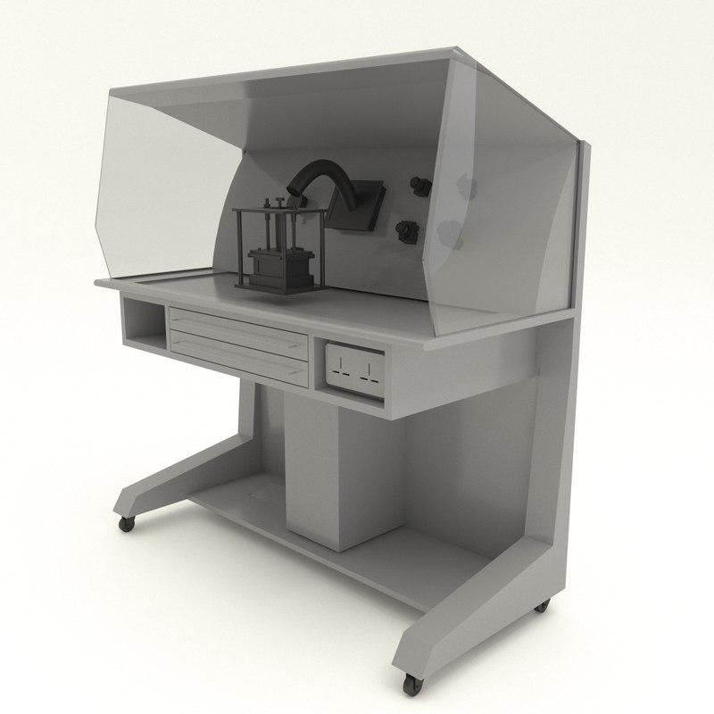3D mini dental lab workstation table model | 1144416 | TurboSquid
