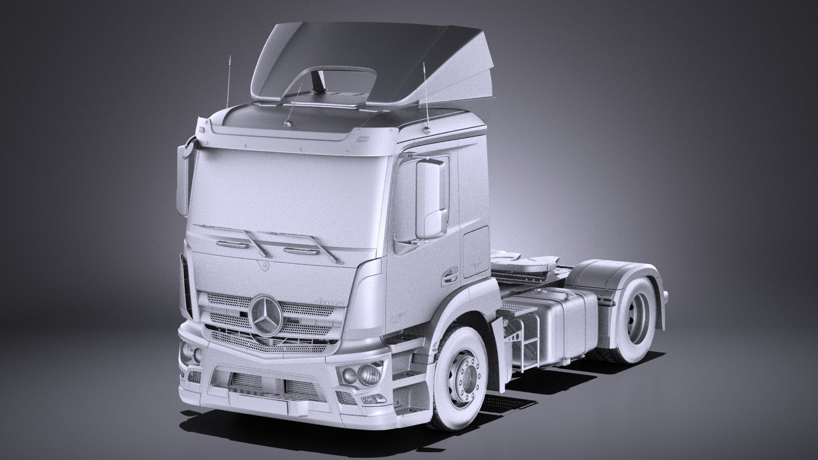 3D 2016 mercedes truck | 1144519 | TurboSquid