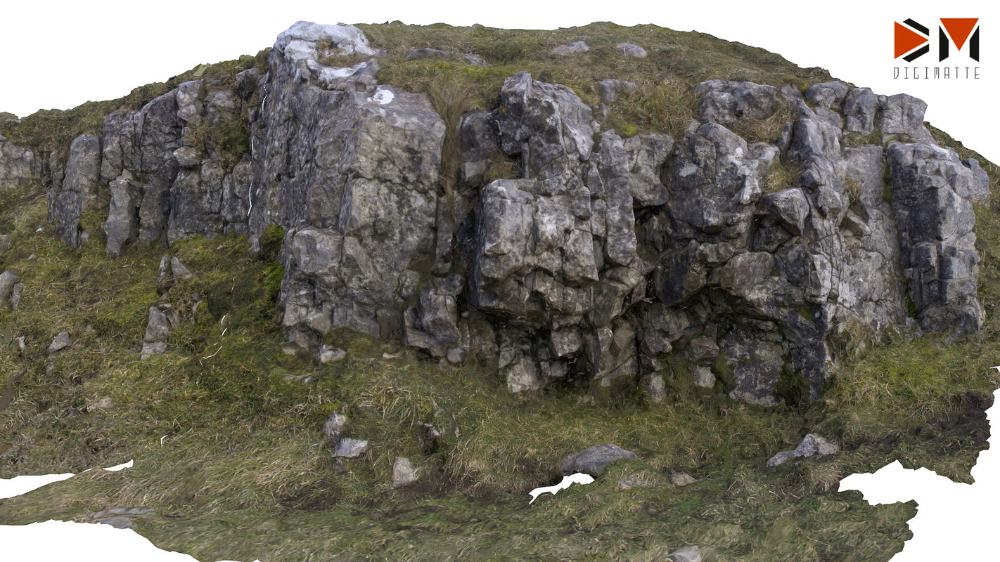 Rock face 02 model | 1144598 | TurboSquid