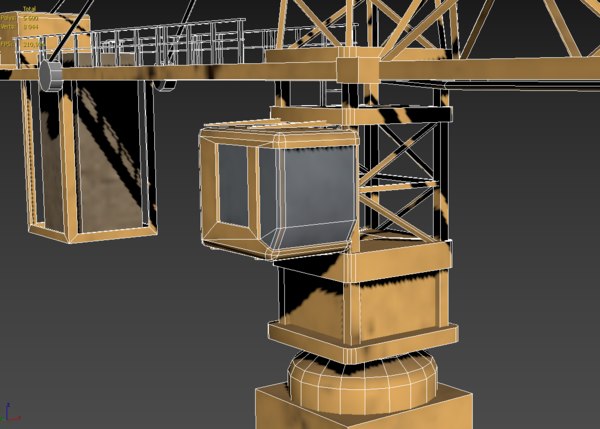 Tower crane 3D model | 1144971 | TurboSquid
