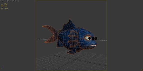 Cartoon fish model | 1145055 | TurboSquid