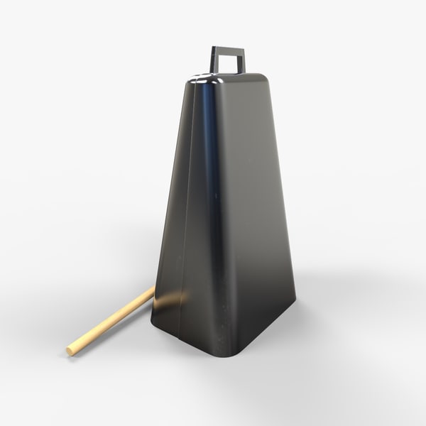 Cowbell percussion instrument 3D model | 1145086 | TurboSquid