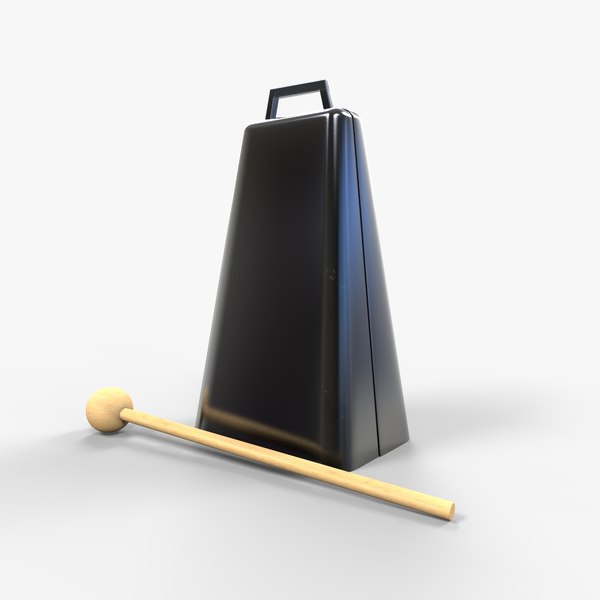 Cowbell percussion instrument 3D model | 1145086 | TurboSquid