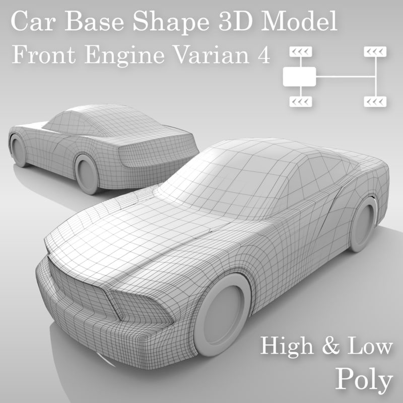 3D car base variants | 1145093 | TurboSquid