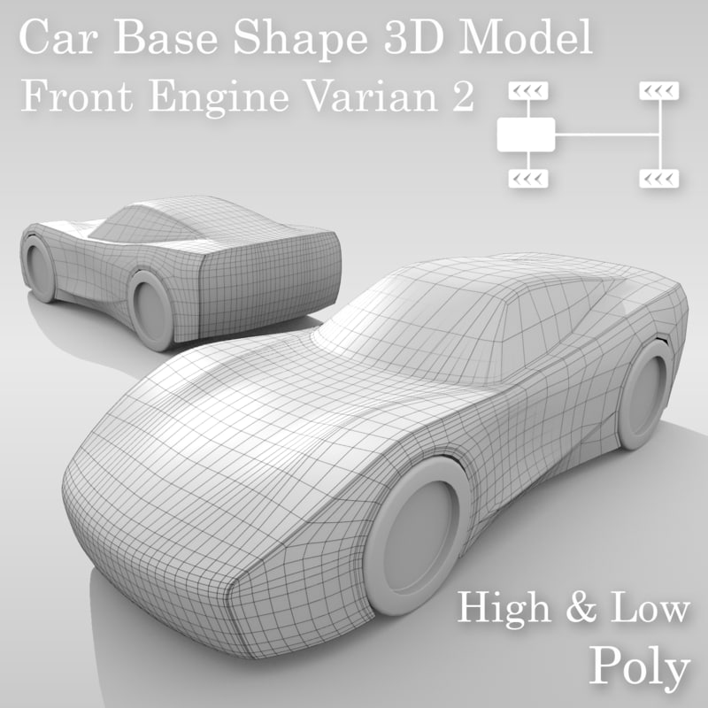 Car base variants 3D | 1145101 | TurboSquid