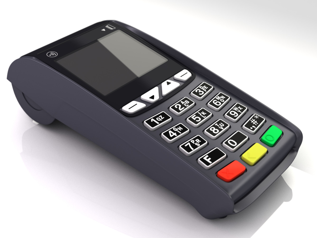 Pos terminal model | 1145225 | TurboSquid