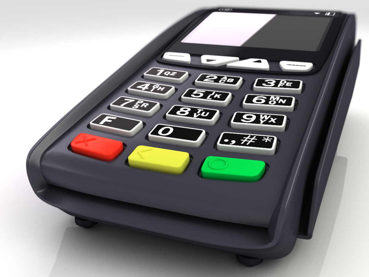 Pos terminal model | 1145225 | TurboSquid