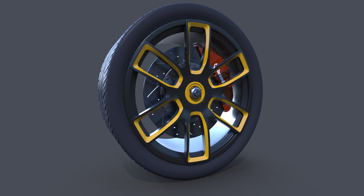 Racing wheel 3D model | 1145295 | TurboSquid