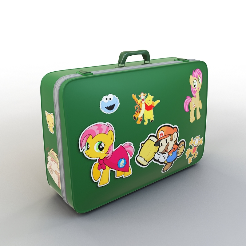 3D cartoon suitcase | 1145327 | TurboSquid