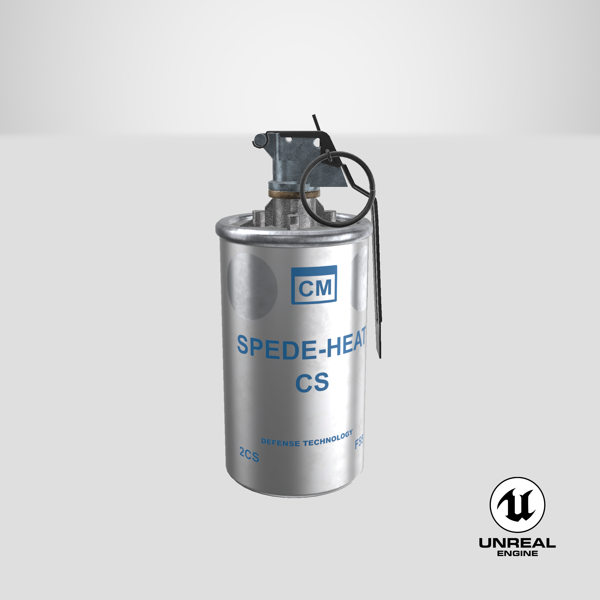 Tear gas canister 01 3D | 1145414 | TurboSquid