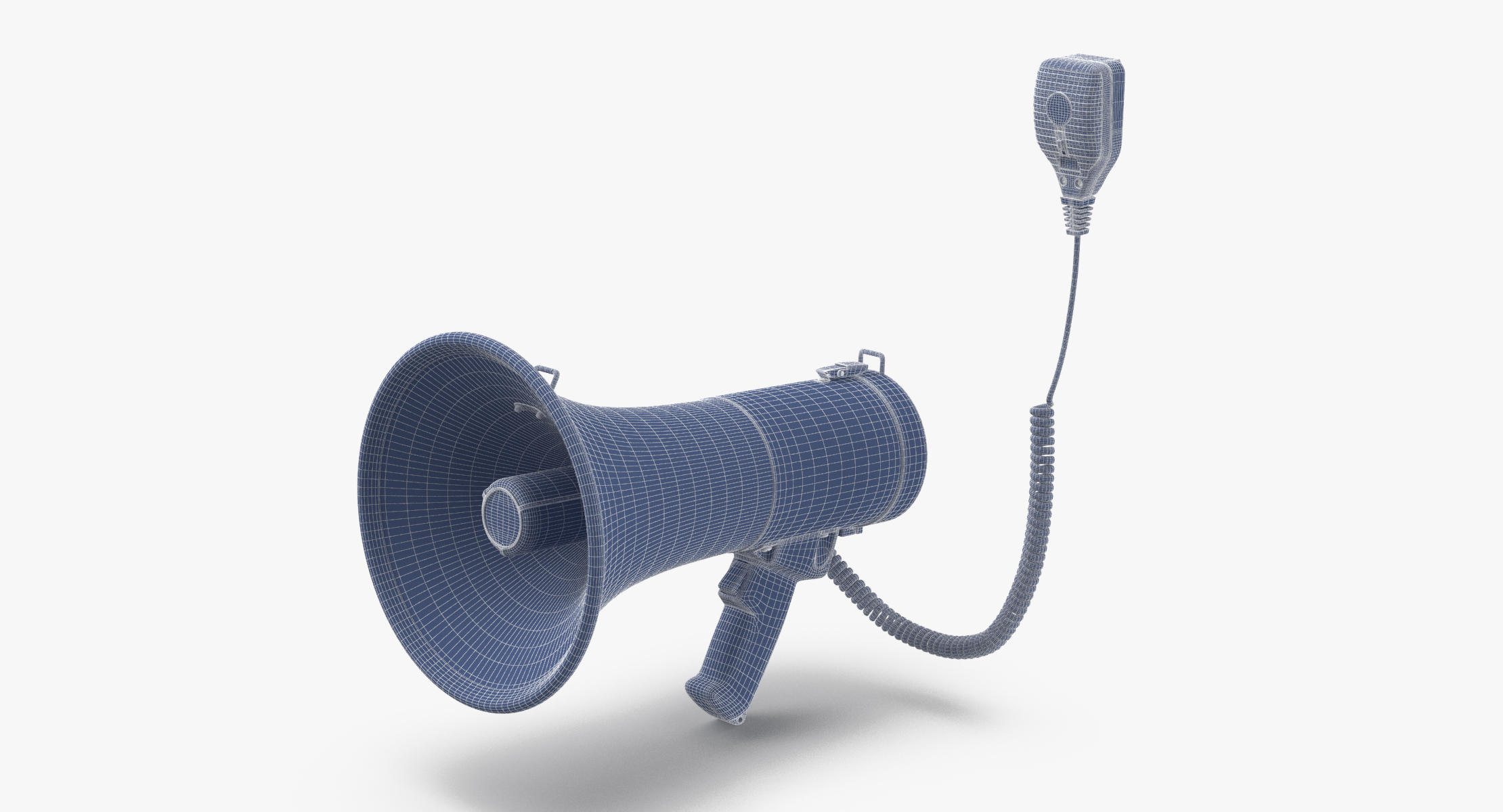 Police megaphone 01 3D | 1145430 | TurboSquid