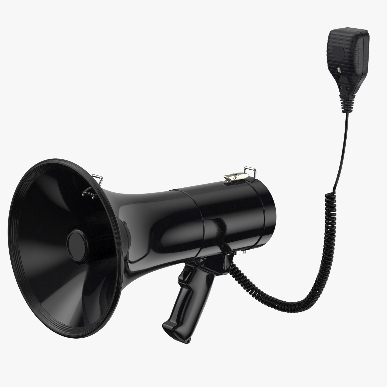 Police megaphone 01 3D | 1145430 | TurboSquid