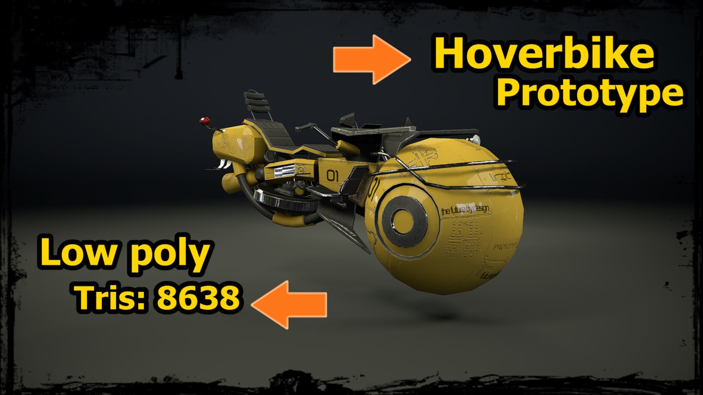 Hover bike prototype 3D | 1145464 | TurboSquid