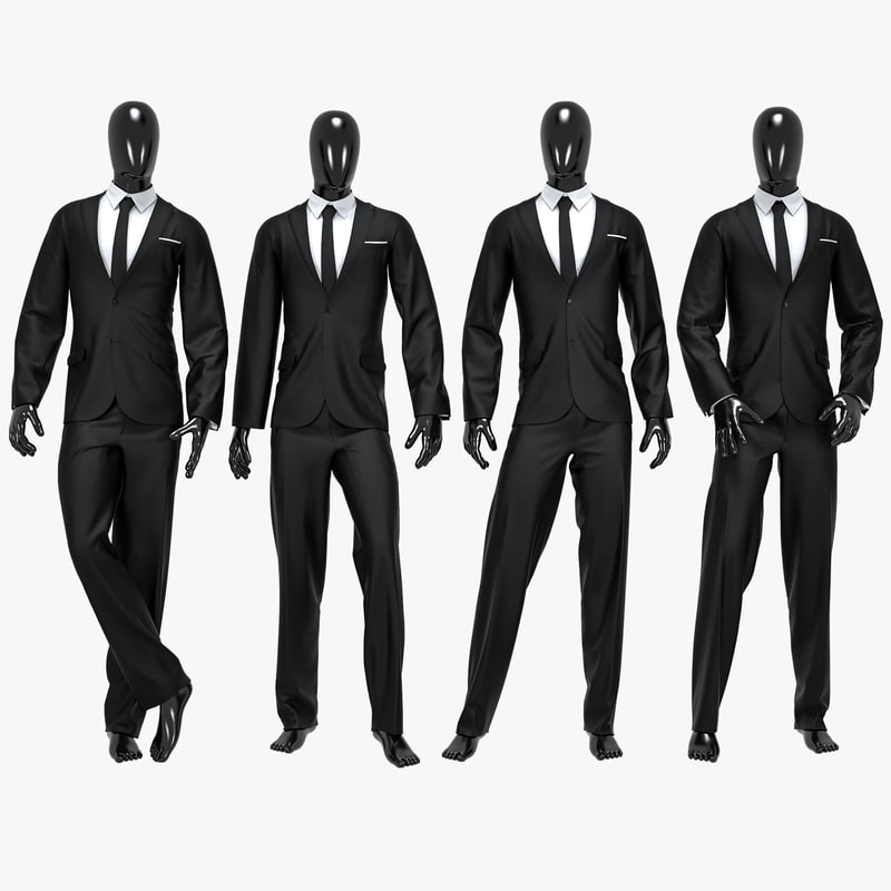 3D male suit model | 1145598 | TurboSquid