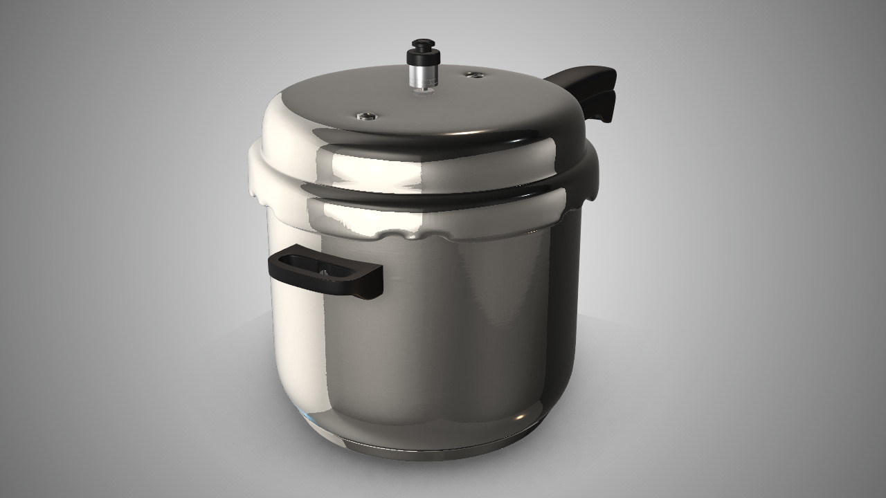 Kitchen pressure cooker 3D model | 1145634 | TurboSquid