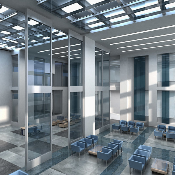 modern interior 3d model