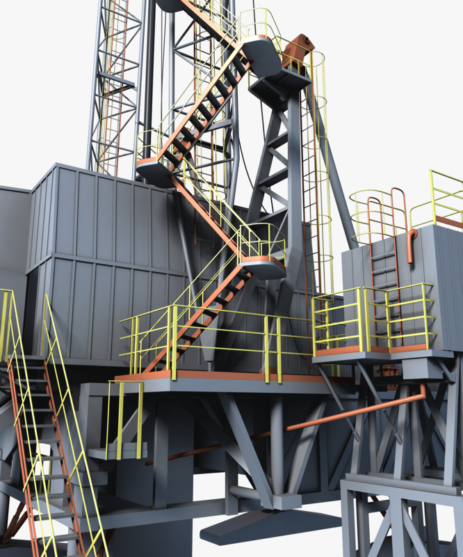 3D model oil rig | 1145754 | TurboSquid