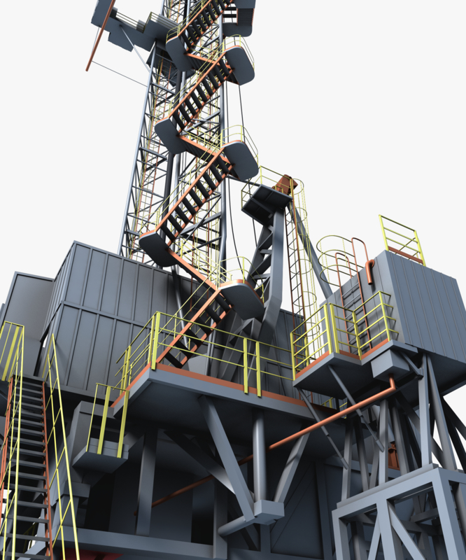 3D model oil rig | 1145754 | TurboSquid