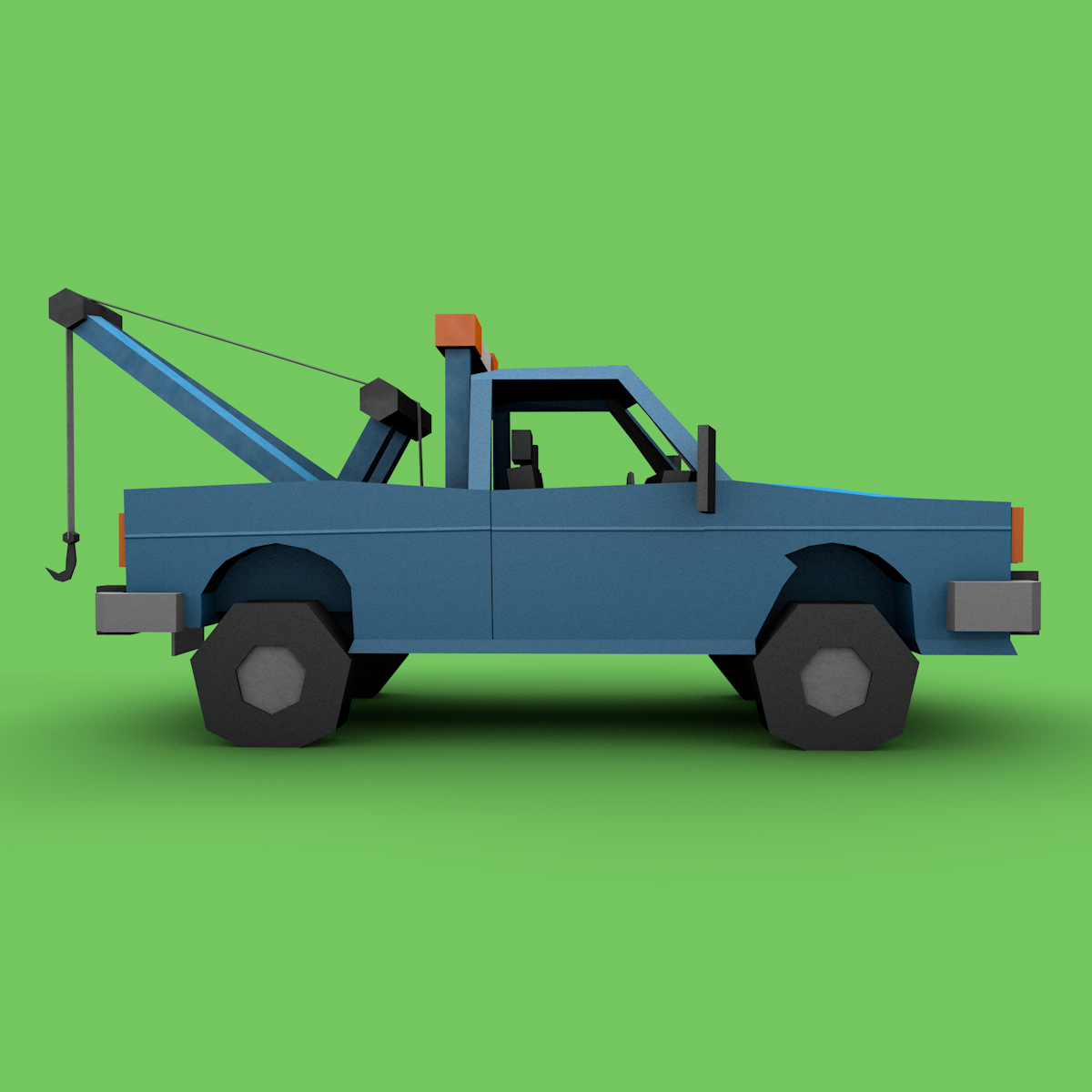 3D truck tow paper | 1145790 | TurboSquid