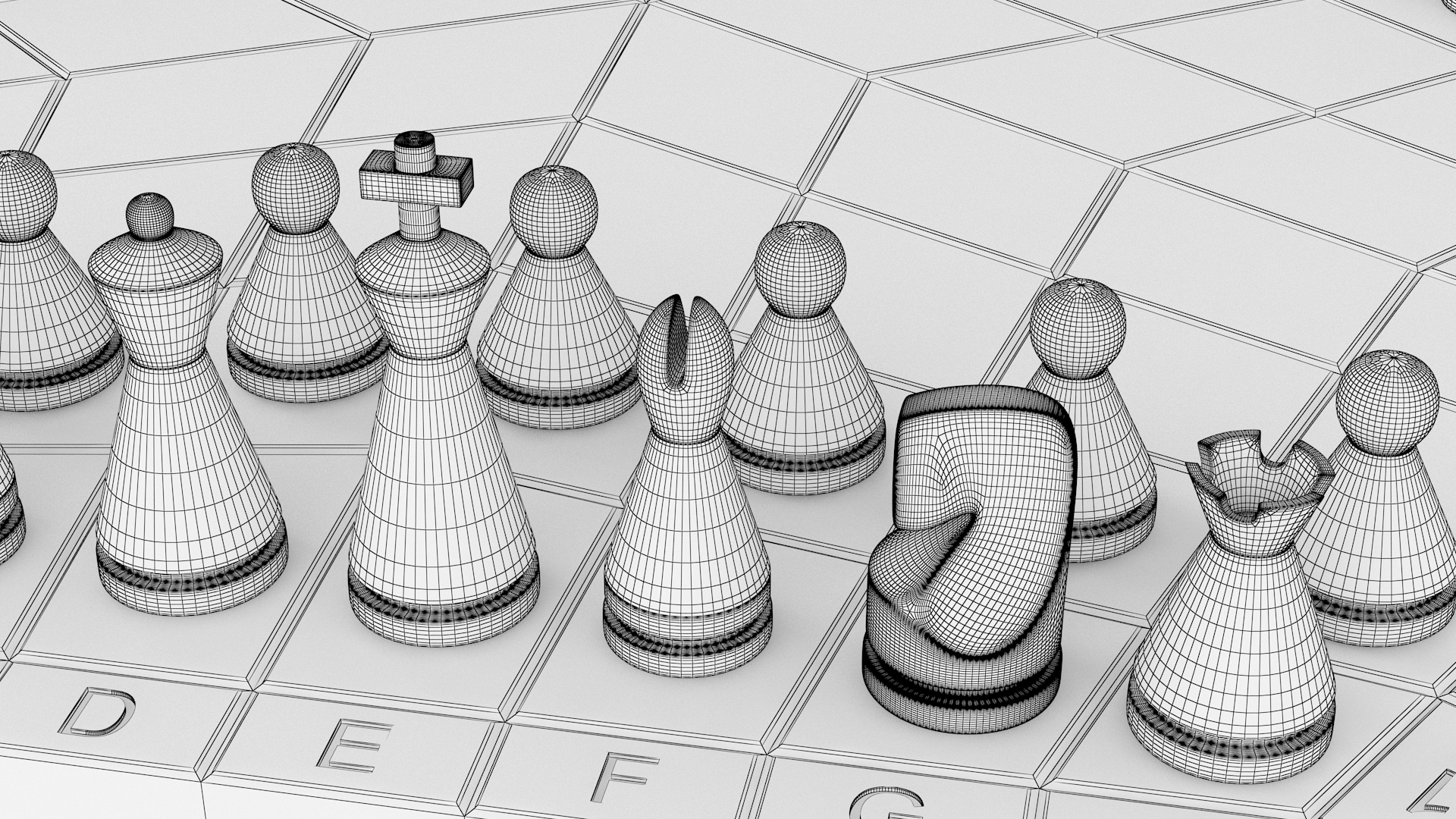 Chess players formats model | 1145829 | TurboSquid