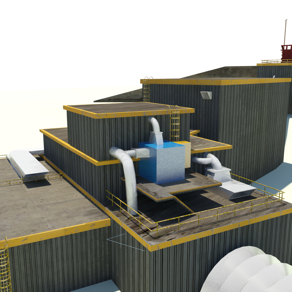Coal processing plant 3D | 1145973 | TurboSquid