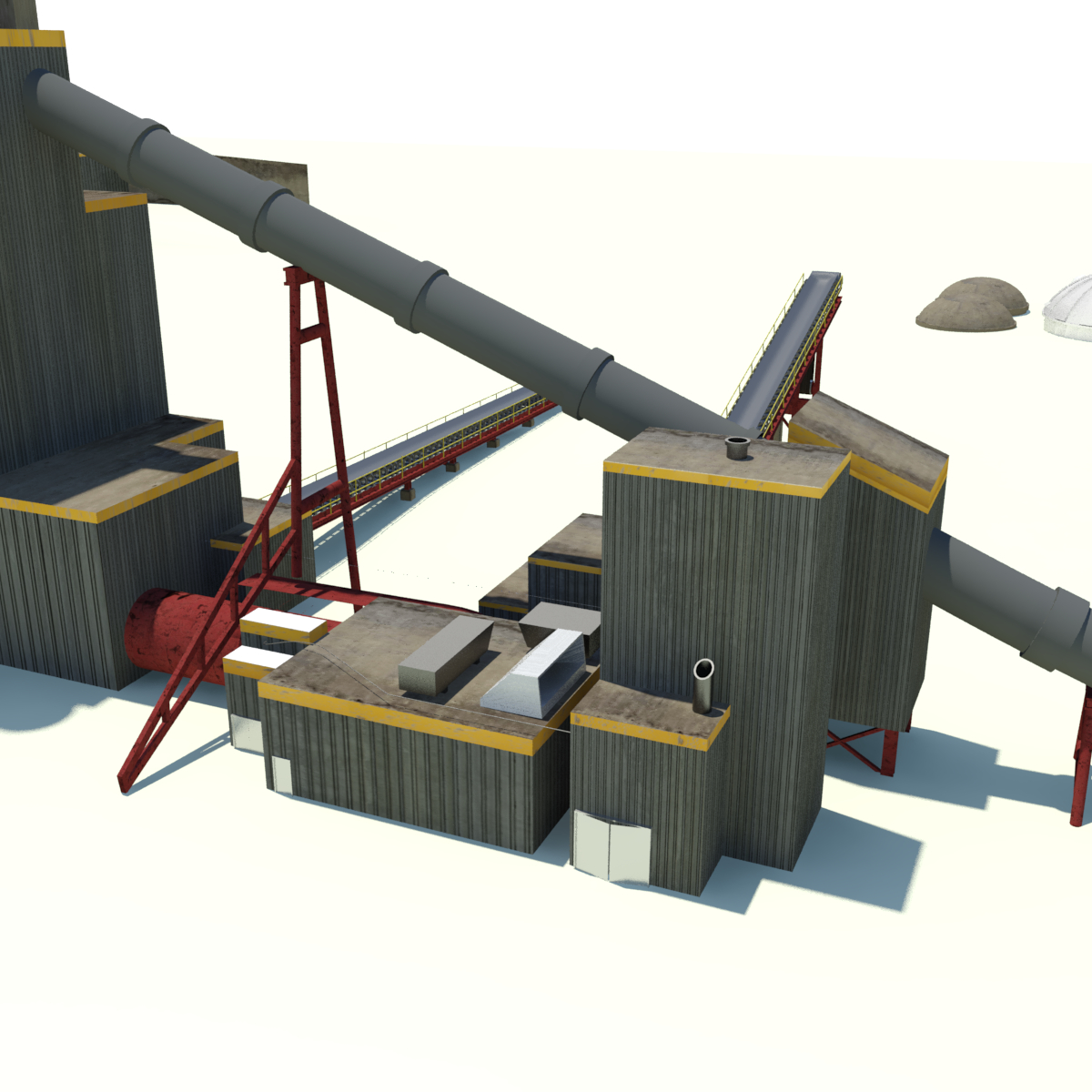 Coal processing plant 3D | 1145973 | TurboSquid
