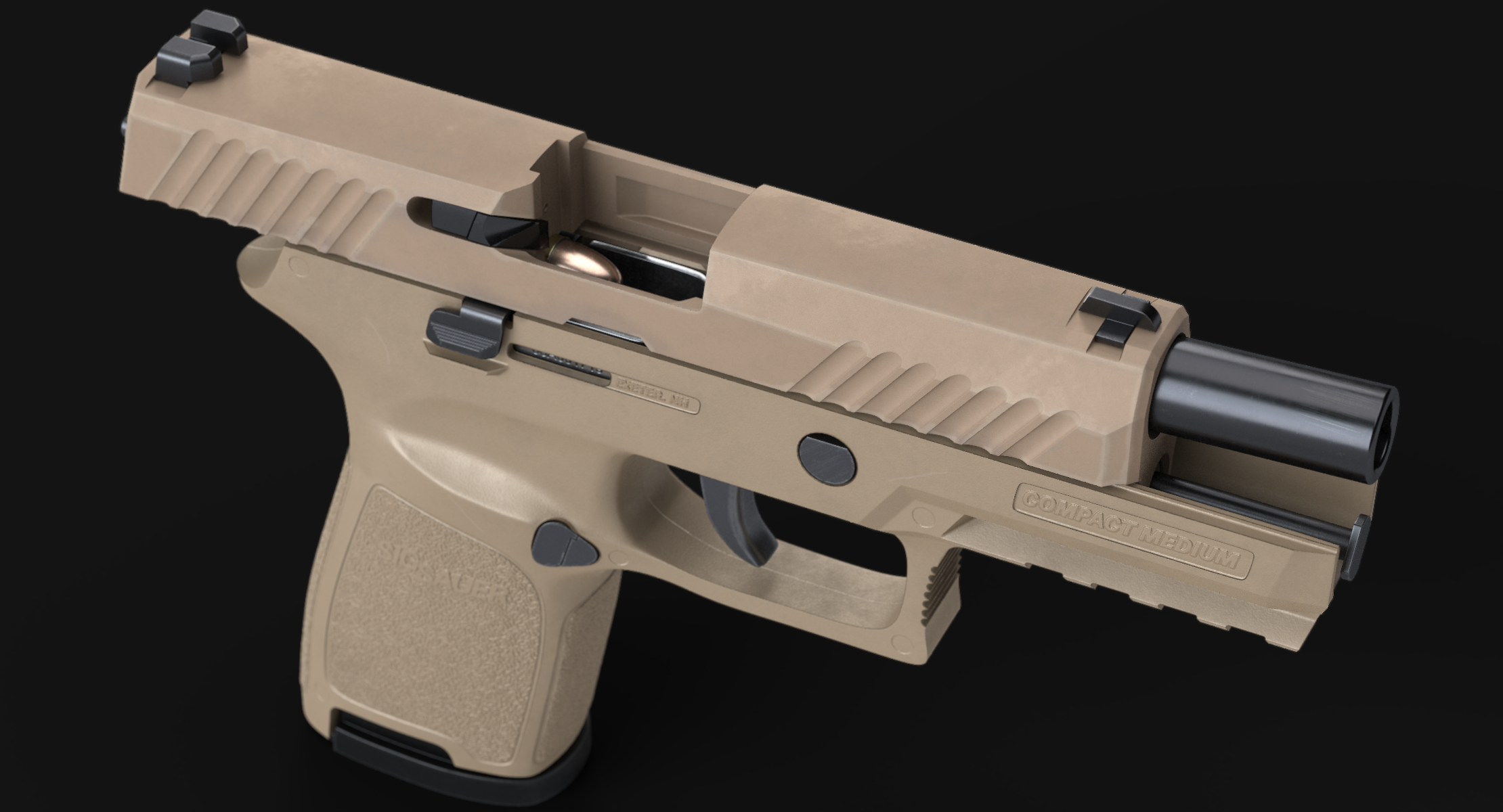 3D sig sauer p320 compact | 1146163 | TurboSquid