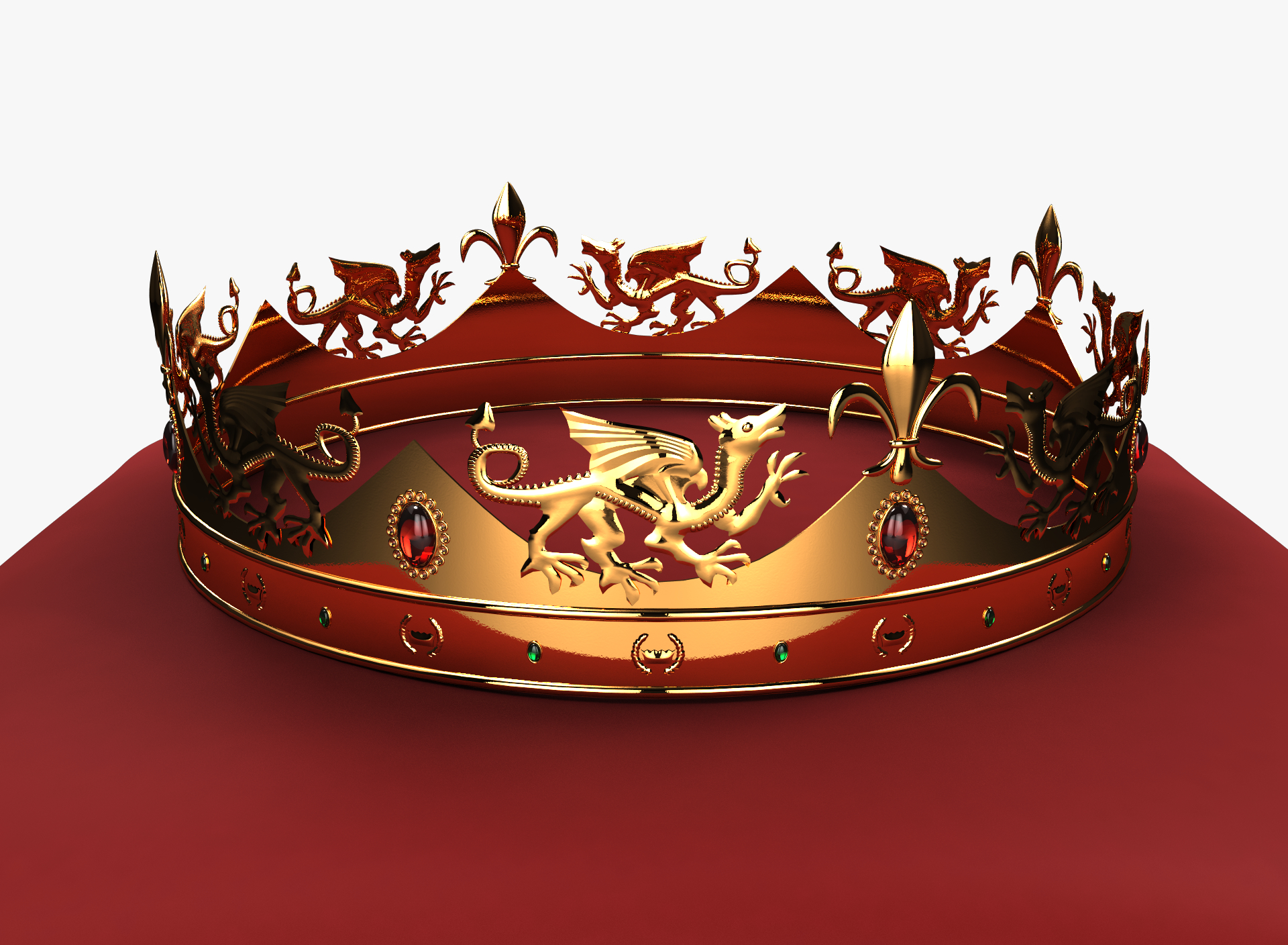 Fantasy crown 3D model | 1146355 | TurboSquid