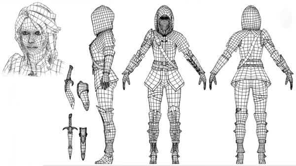 3D assassin model | 1146469 | TurboSquid