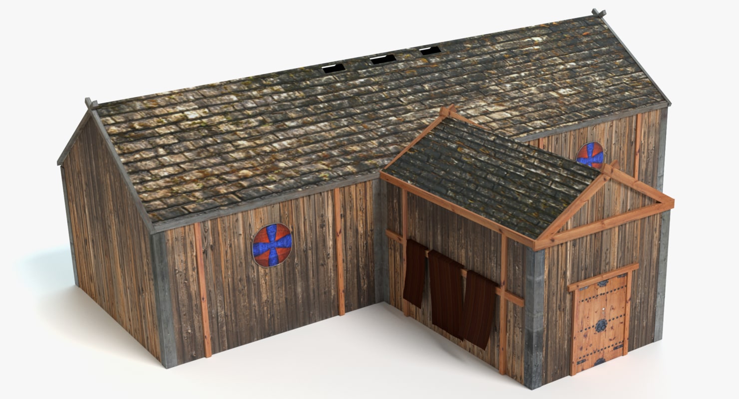 3D model viking longhouse | 1146626 | TurboSquid