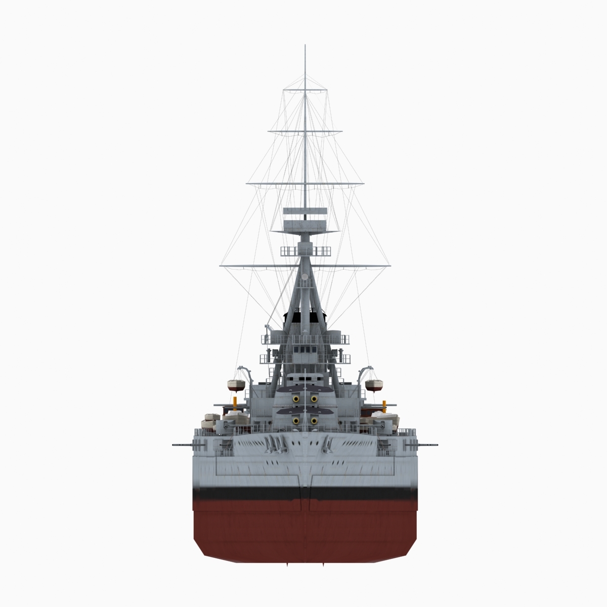 Hms agincourt battleship royal navy 3D model | 1146672 | TurboSquid