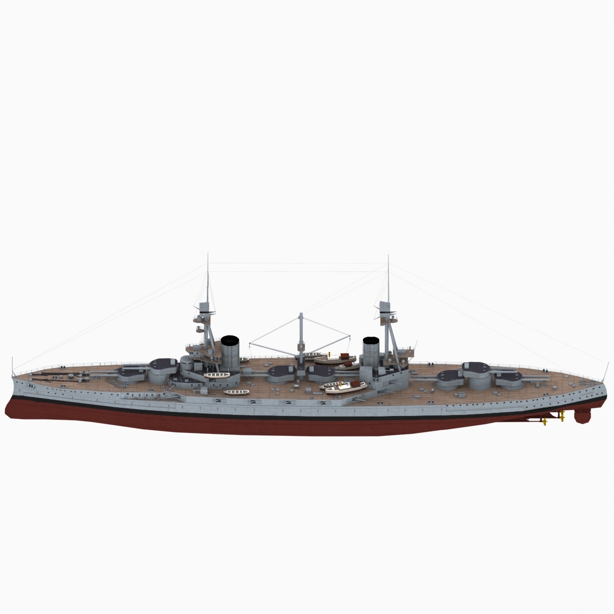 Hms agincourt battleship royal navy 3D model | 1146672 | TurboSquid