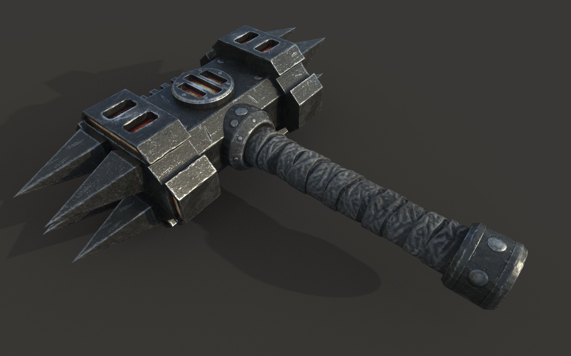 3D metall lava hammer | 1146770 | TurboSquid