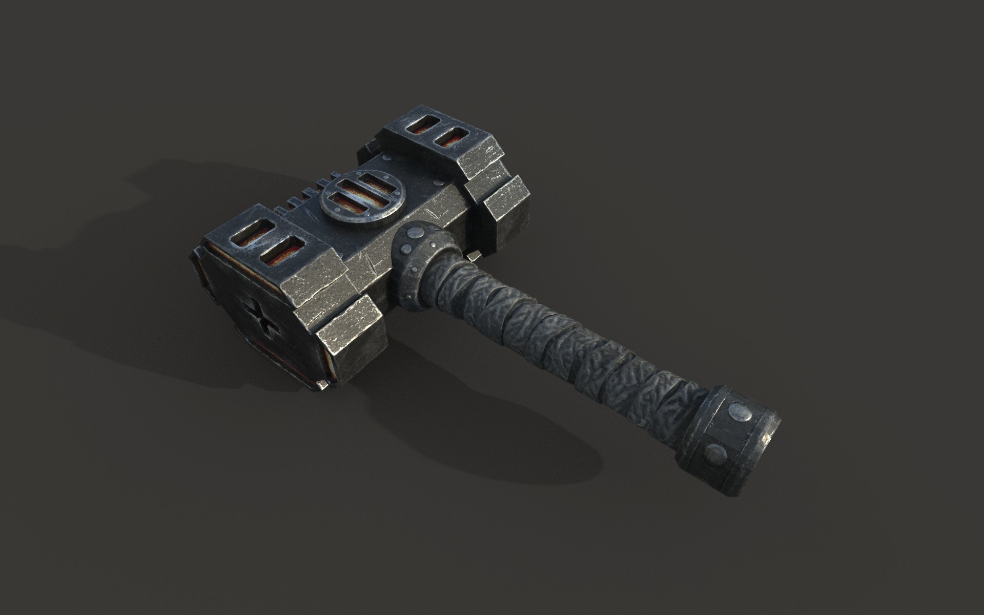 3D metall lava hammer | 1146770 | TurboSquid