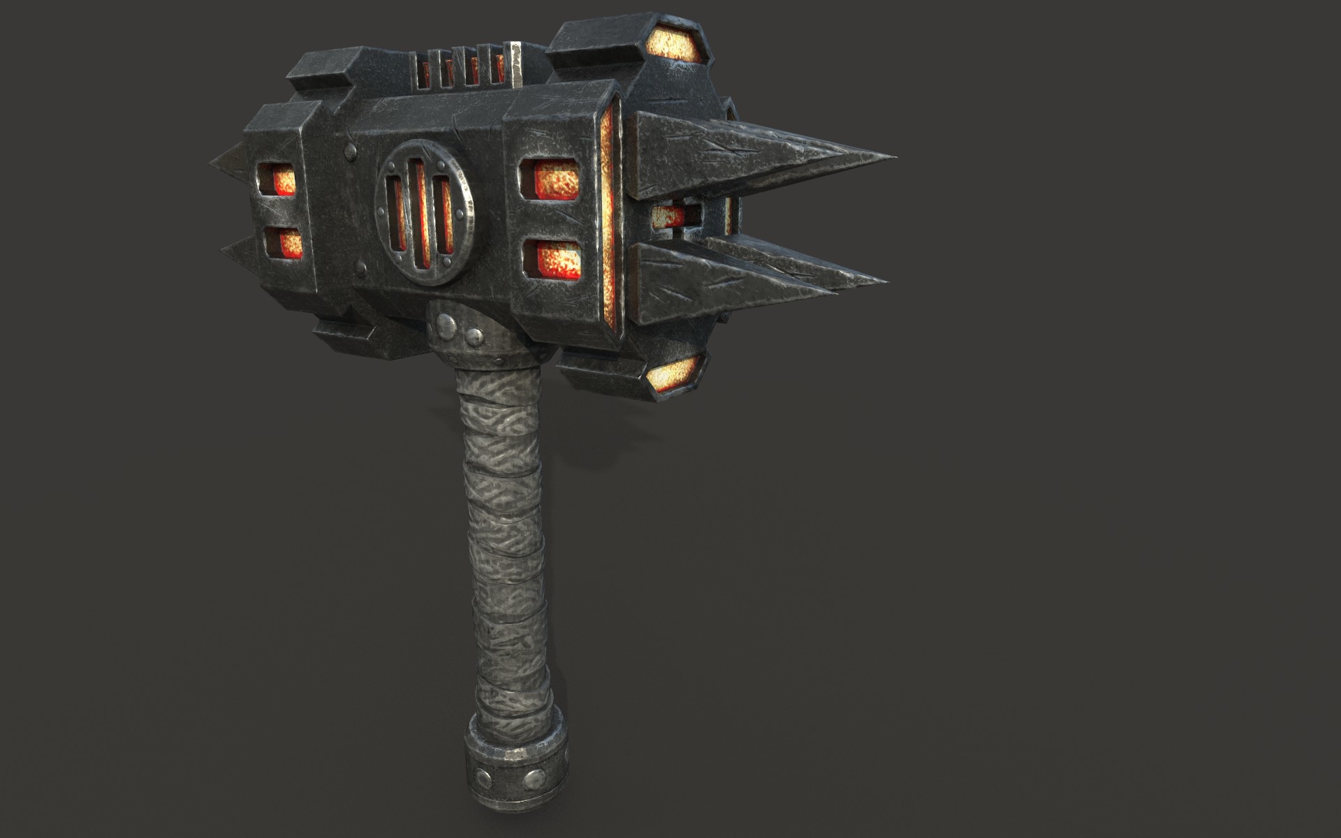 3D metall lava hammer | 1146770 | TurboSquid