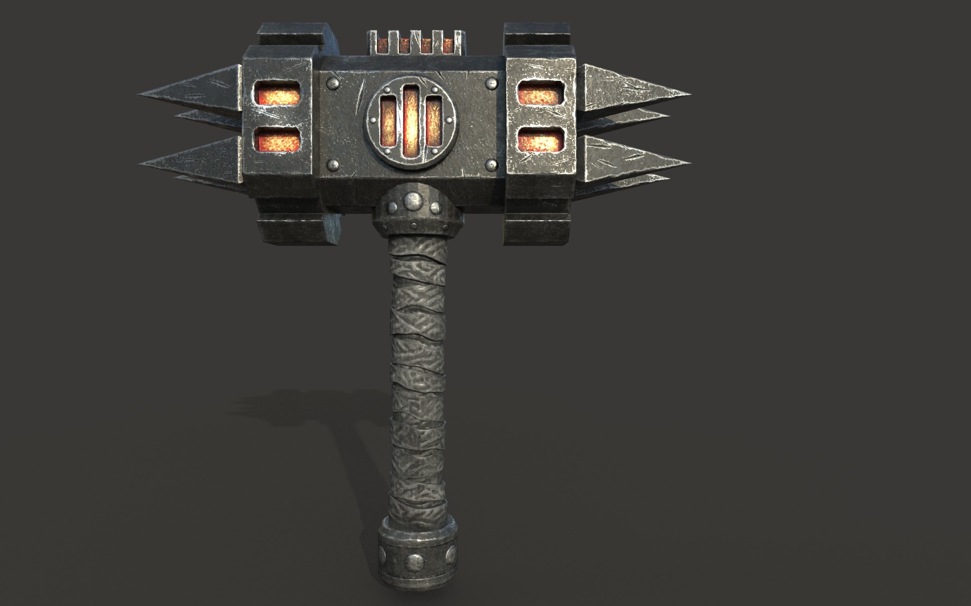 3D metall lava hammer | 1146770 | TurboSquid