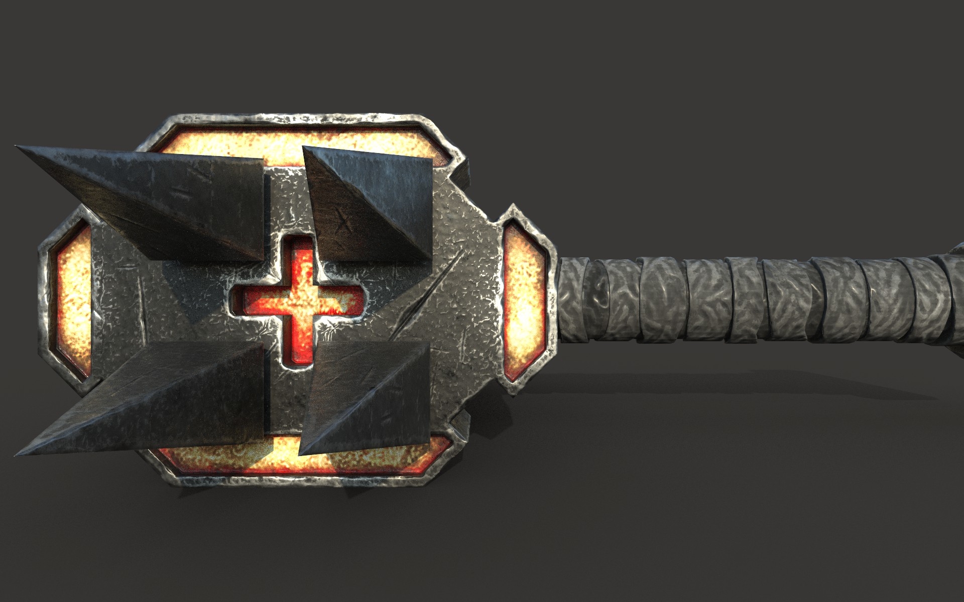 3D metall lava hammer | 1146770 | TurboSquid